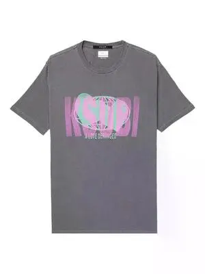 Ksubi Deranced Kash Short-sleeve Graphic T-shirt - Grey