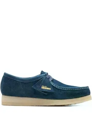 Clarks Wallabee Derby Shoes - Blue