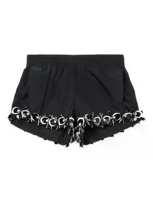 Emilio Pucci Embellished Hem Shorts - Black