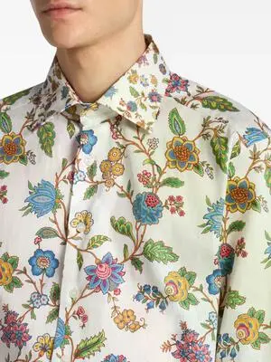Etro Floral-print Shirt - White