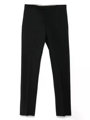 DELL'OGLIO Straight-leg Trousers - Black