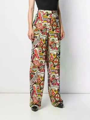 Dsquared2 Printed Palazzo Pants