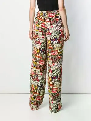 Dsquared2 Printed Palazzo Pants