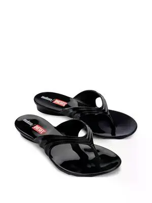 Melissa X Diesel Thong Flip-flops - Black
