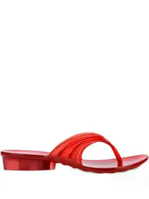 Melissa X Diesel Block Heel Thong Flip-flops - Red