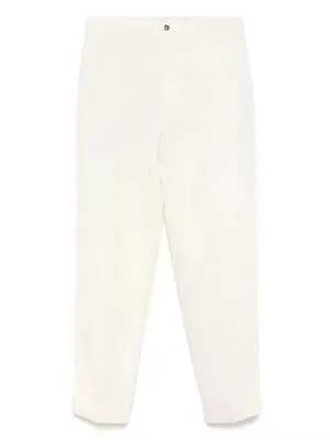 DELL'OGLIO Straight-leg Trousers - Neutrals