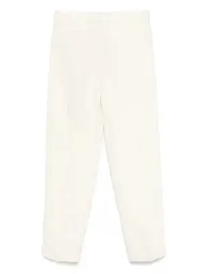DELL'OGLIO Straight-leg Trousers - Neutrals