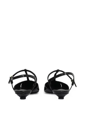 SERGIO LEVANTESI Slingback Pointed-toe Pumps