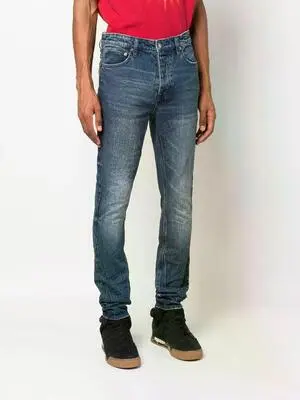 Ksubi Stonewashed Skinny Jeans - Blue