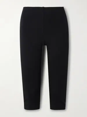 SKIMS Smooth Layers Jersey Capri Leggings - Black