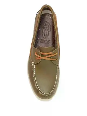 Sperry Leather Boat Shoes - Green