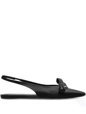 Balenciaga Slingback Flat Pumps - Black