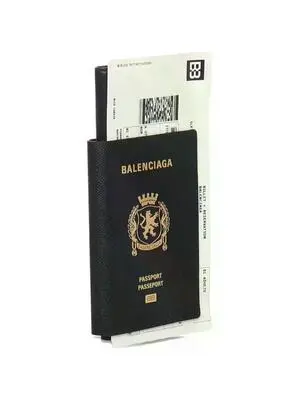 Balenciaga Long Wallet 1 Ticket Leather Wallet