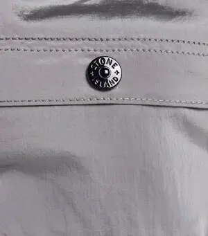Stone Island Coated Nylon Logo Cross-body Bag - Grey