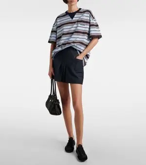 Prada Striped Cotton Lisle T-shirt