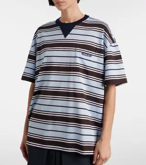 Prada Striped Cotton Lisle T-shirt