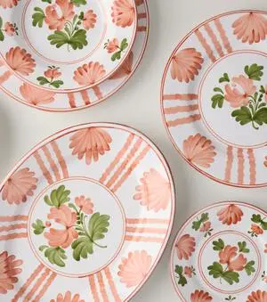CABANA Blossom Ceramic Platter - Multicoloured