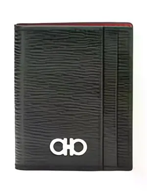 FERRAGAMO Gancini Logo Cardholder - Black