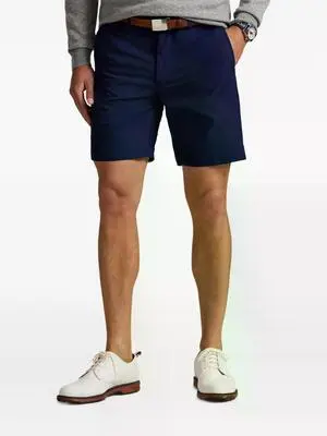 Rlx Ralph Lauren Tailored Shorts With Logo Patch - Blue