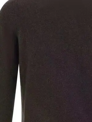 KANGRA Ribbed Crew-neck Sweater - Brown