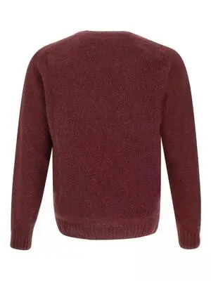 FILIPPO DE LAURENTIIS Ribbed Crew-neck Sweater - Red