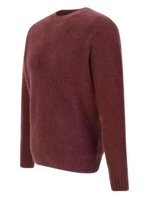 FILIPPO DE LAURENTIIS Ribbed Crew-neck Sweater - Red