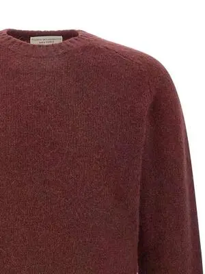FILIPPO DE LAURENTIIS Ribbed Crew-neck Sweater - Red