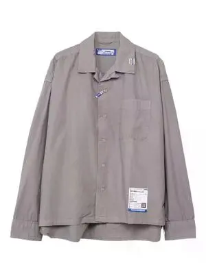 IN･STRU(MEN-TAL). Long-sleeve Patch-pocket Shirt - Grey