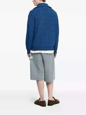 JW Anderson Striped Zip-up Sweater