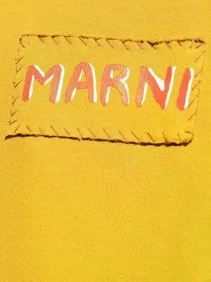 Marni Logo-patch Cotton Hoodie