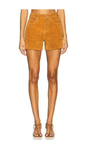Free People Free People X We The Free Tippi Faux Suede Short Tan