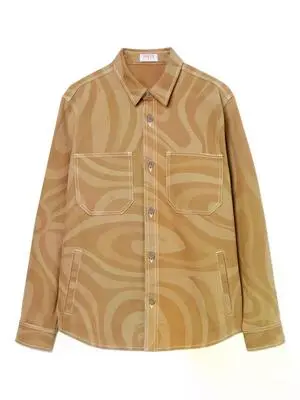 Emilio Pucci Cotton Shirt Jacket - Brown