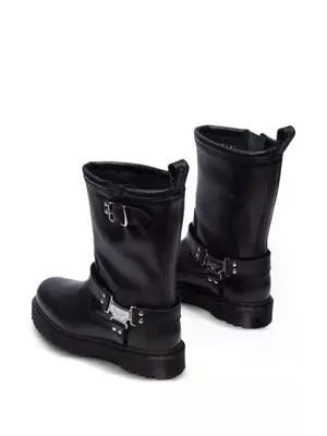Dr. Martens Anistone Hi Buckle-strap Platform Boots