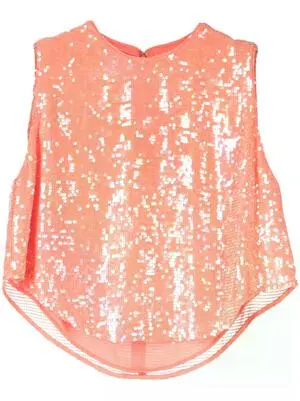 Lapointe Sequin Embellished Sleeveless Top