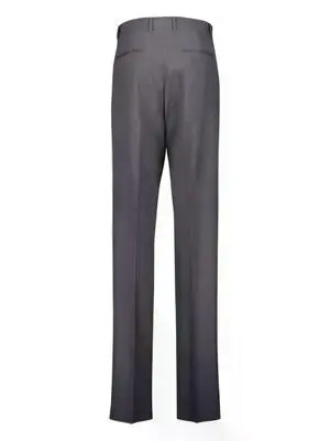 Givenchy Logo Detail Pleated Wool Trousers
