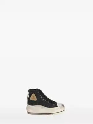 R13 Zip-detail Platform Sneakers