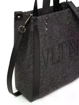 Valentino Garavani Rockstud Embellished Logo Tote Bag