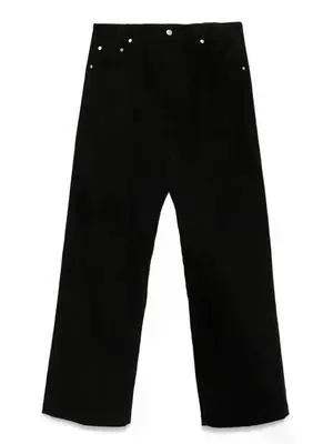 Rick Owens Corduroy Straight Trousers