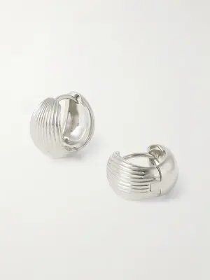 SOPHIE BUHAI Reversible Hoop Earrings - Silver