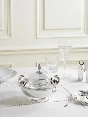 Christofle Malmaison -plated Caviar Serving Set