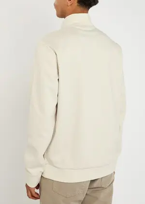 BOSS Stimmann Half-zip Cotton-blend Sweatshirt