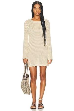 Posse Lennon Mini Dress - Beige