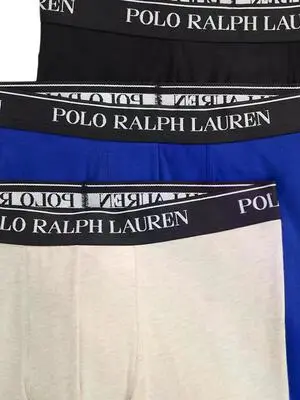 Polo Ralph Lauren Elastic-waistband Boxer Briefs Pack Of Three