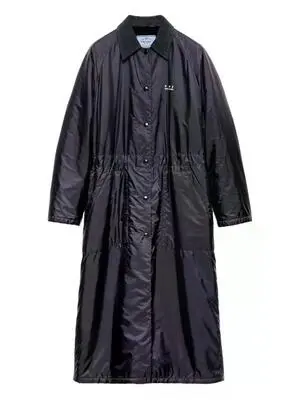 Prada Raglan-sleeve Patch-pocket Coat