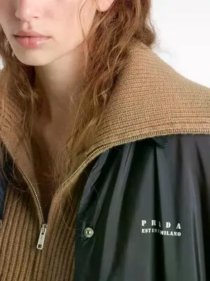 Prada Raglan-sleeve Patch-pocket Coat