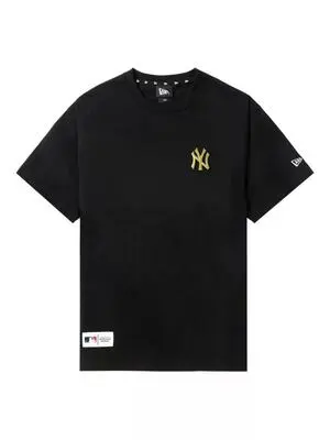 New Era Embroidered Logo T-shirt - Black