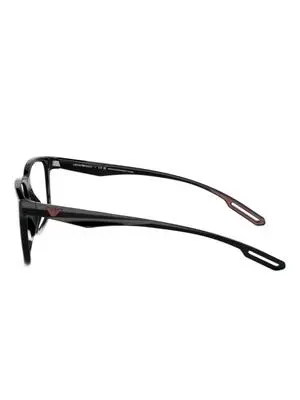 Emporio Armani Rectangle Frame Glasses - Black