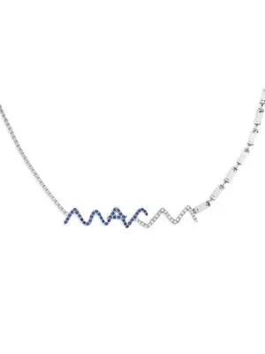 Marni Sapphire Wave Necklace