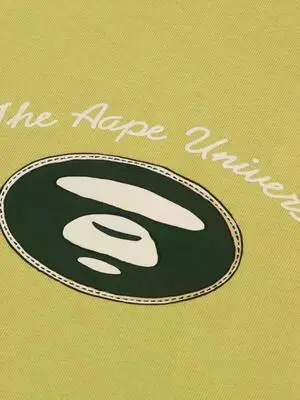 AAPE BY *A BATHING APE Ape Head Long-sleeved T-shirt - Yellow
