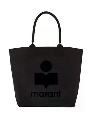 Isabel Marant Étoile Logo Detail Tote Bag - Black